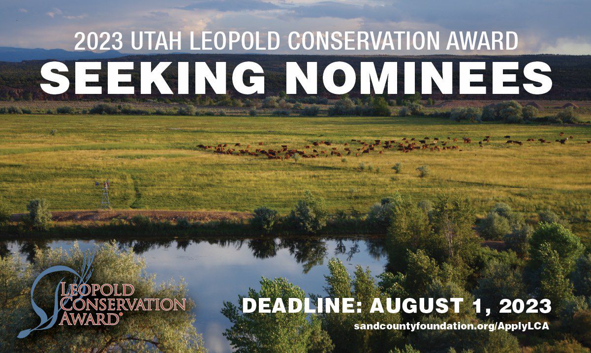 Utah Leopold Conservation Award Seeks Nominees